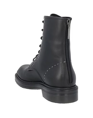 Max Mara Lace-up Leather Ankle Boots