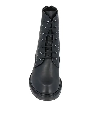 Max Mara Lace-up Leather Ankle Boots