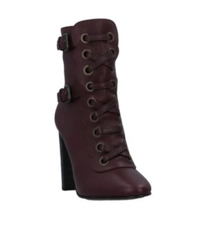 Chloé Solid-color Lace-up Ankle Boots