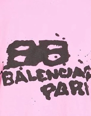 Balenciaga Soft Crew Neck Drop-shoulder Short