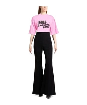 Balenciaga Soft Crew Neck Drop-shoulder Short
