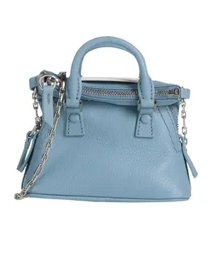 MAISON MARGIELA Pebbled-leather Mini Bag - Blue