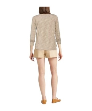Max Mara Polka-dot Crew-neck Long-sleeve Top