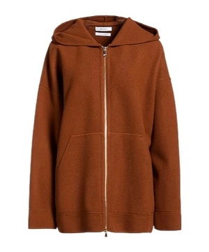 Max Mara Solid-color Hoodie - Brown