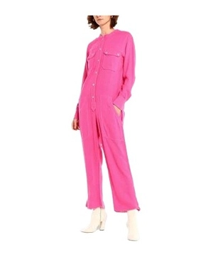 Isabel Marant Étoile Solid Color Shirt Jumpsuit - Pink