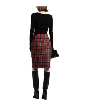 Saint Laurent Slim-fit Hip-hugging Knee-length Pencil Skirt