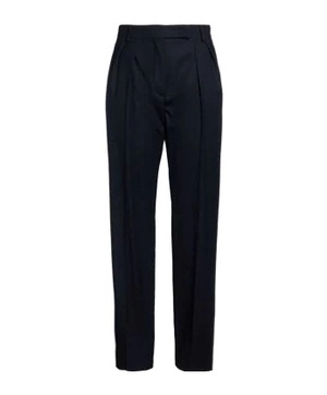 Max Mara High-waisted Pleated Straight-leg Dress Trousers