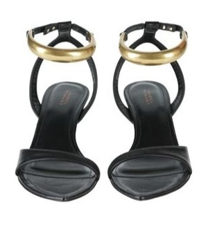 Isabel Marant Étoile Gold Kitten Heel Sandals