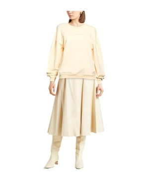 Max Mara Minimal Soft Sweatshirt - White