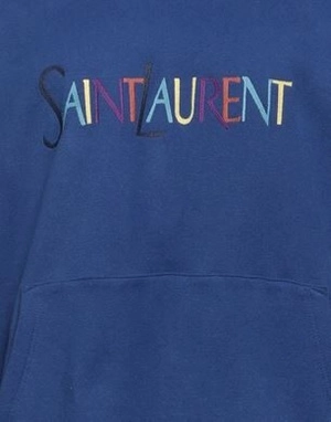 Saint Laurent Embroidery And Kangaroo Pocket