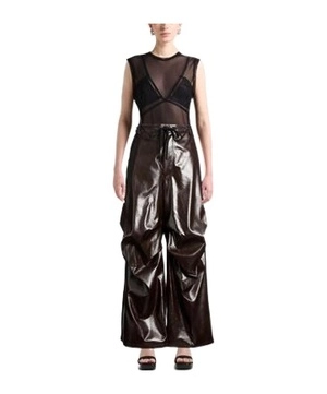 MAISON MARGIELA Shiny Wide-leg Trousers