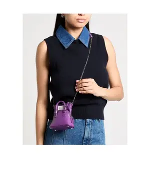 MAISON MARGIELA Pebbled-leather Mini Handbag