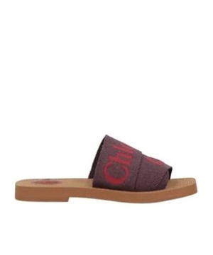 Chloé Two-tone Minimalist Slide Sandals
