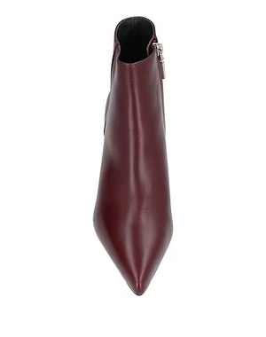 Max Mara Pointed-toe Leather Ankle Boots