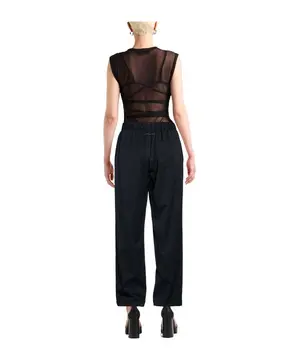 MAISON MARGIELA High-waisted Slim-fit Casual Pants