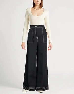 Max Mara High-waisted Loose Dress Pants