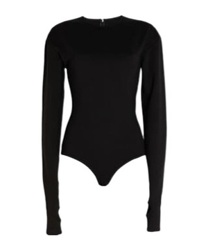 MAISON MARGIELA Crew Neck Long-sleeve Bodysuit