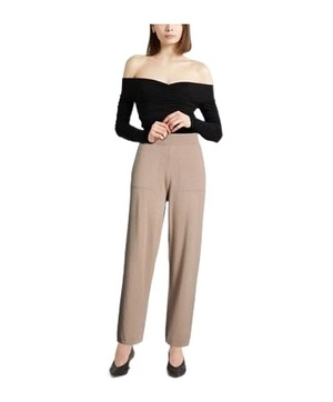 Max Mara High-waist Knit Tapered Cropped Trousers