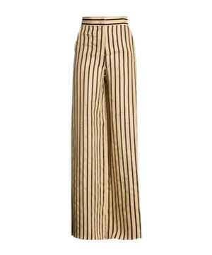 Max Mara High-waisted Loose Striped Suit Trousers