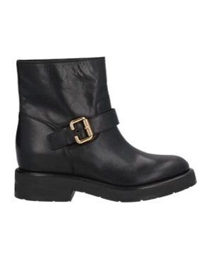 Chloé Round-toe Low-heel Ankle Boots