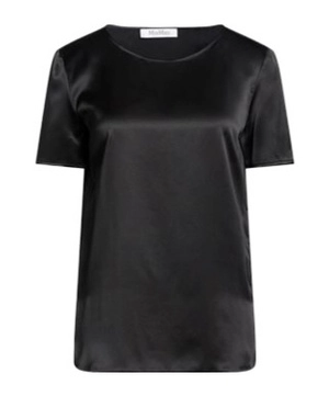 Max Mara Plain Colour Tops - Black