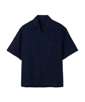 Jacquemus The Pyjama Denim Shirt - Deep Navy Blue