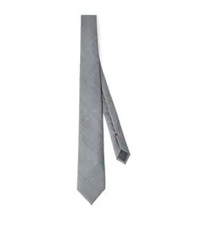 Brunello Cucinelli Virgin Wool Tie - Grey