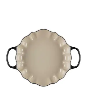LE CREUSET Cast Iron Pumpkin Shallow Casserole Dish