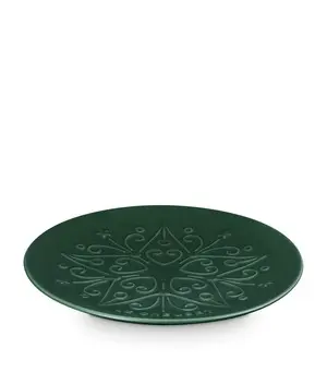 LE CREUSET Stoneware L'etoile Plate - Green