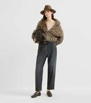 Brunello Cucinelli Stretch-cotton Ribbed Tank Top