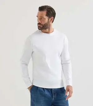 Brunello Cucinelli Cotton Long-sleeve T-shirt - White