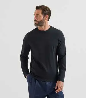 Brunello Cucinelli Cotton Long-sleeve T-shirt - Blue
