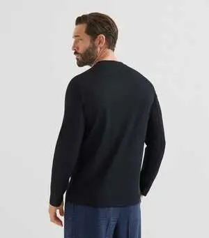 Brunello Cucinelli Cotton Long-sleeve T-shirt - Blue