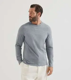 Brunello Cucinelli Cotton Long-sleeve T-shirt - Grey