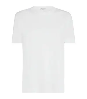 BRUNELLO CUCINELLI Cotton Monili-trim T-shirt