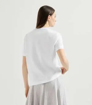 Brunello Cucinelli Cotton Monili-trim T-shirt