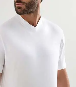 Brunello Cucinelli Cotton V-neck T-shirt