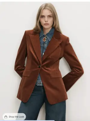 Veronica Beard Livvy Corduroy Dickey Jacket