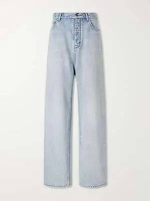 Balenciaga Straight-leg Cotton Denim Pants