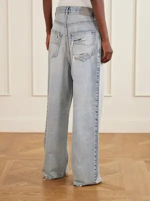 Balenciaga Straight-leg Cotton Denim Pants
