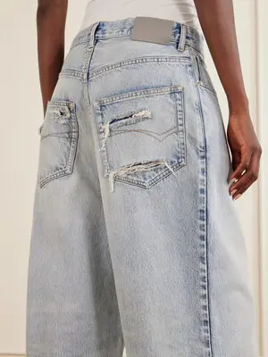 Balenciaga Straight-leg Cotton Denim Pants