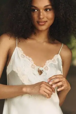 For Love & Lemons Heirloom Petal Slip Dress
