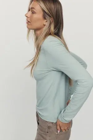 Anthropologie Evan Long Sleeve Tee