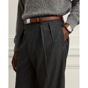 Ralph Lauren Glenn Hand-tailored Flannel Trouser