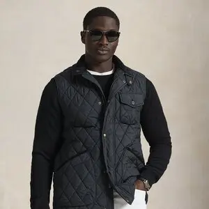 Ralph Lauren Beaton Quilted Vest - Polo Black
