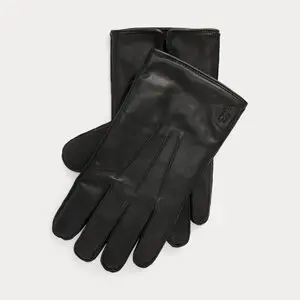 Ralph Lauren Insulated Sheepskin Gloves - Black