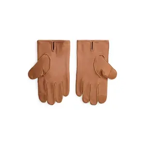 Ralph Lauren Insulated Sheepskin Gloves - Caramel