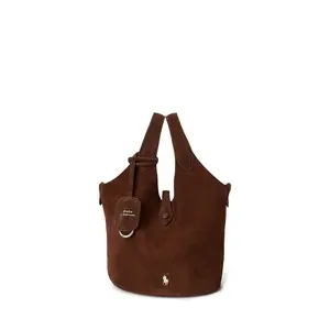 Ralph Lauren Polo Play Suede Small Tote & Crossbody