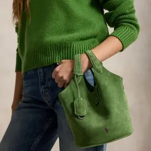 RALPH LAUREN RALPH LAUREN Sueded Calfskin Tote