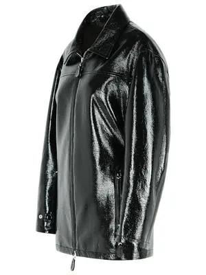 COURREGES Vinyl Cotton Blend Jacket